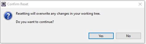 Git Reset In Eclipse