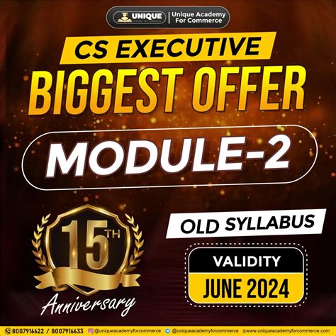 Cs Professional Modules 1 New Syllabus