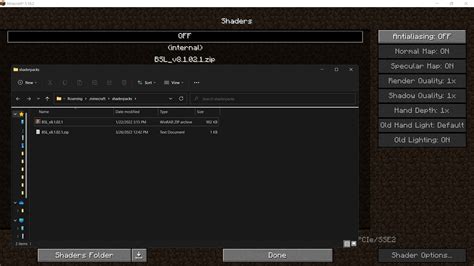 How To Get And Use Bsl Shaders For Minecraft 1 18
