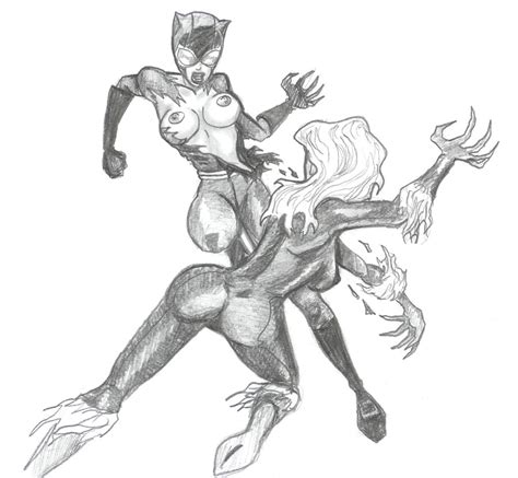 Post 297696 Batman Series Black Cat Catwoman Crossover Dc Marvel