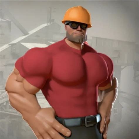 Создать мем Tf 2 Engineer инженер тф огромный качок инженер Tf 2