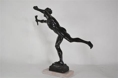 1930fr E Cassi Bronze Runner Olympic Trophy Art Deco Sculptures Bronze Clocks Vases