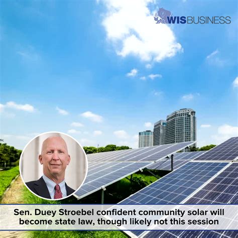 Stroebel Confident Community Solar Will Become State Law Though Likely Not This Session