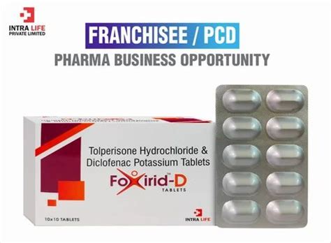 Tolperisone Hydrochloride Diclofenac Sodium Tablet 10x10 At ₹ 950 Stripe In Bengaluru