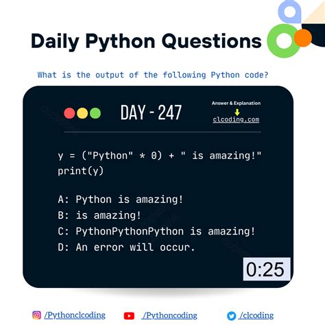 Python Coding Challenge Day What Is The Output Of The Following Python Code Computer
