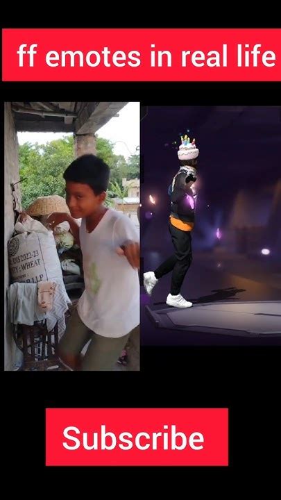 Ff Emotes In Real Life Trending Shorts Free Fire Real Emotes Youtube