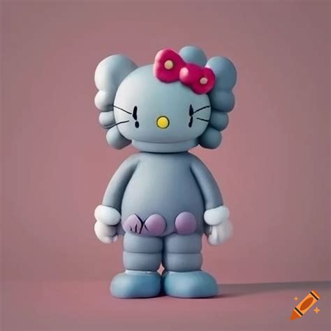 Hello Kitty Kaws Artwork On Craiyon