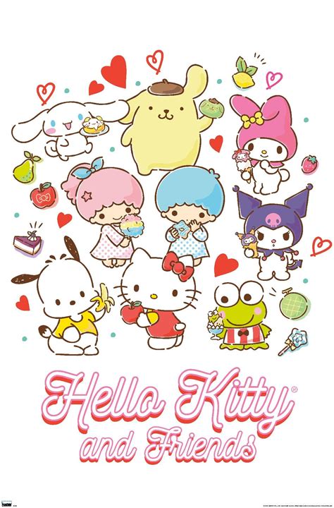 Trends International Hello Kitty And Friends 23 Favorite