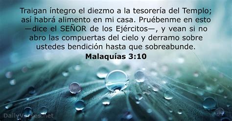 Malaquías 310 Versículo De La Biblia
