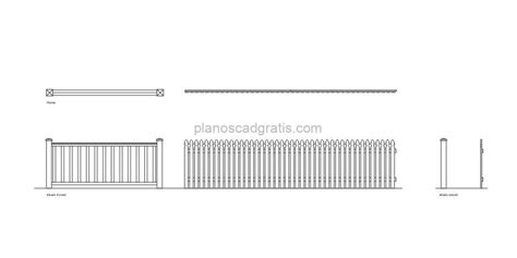 Rejas De Madera Planos Cad Gratis