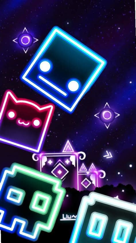 Geometry Dash Iphone Wallpapers Wallpaper Cave