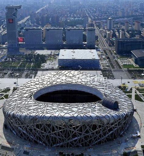 Beijing National Stadium Venue For The 2008 Olympics Beijing National Stadium Plan Birds