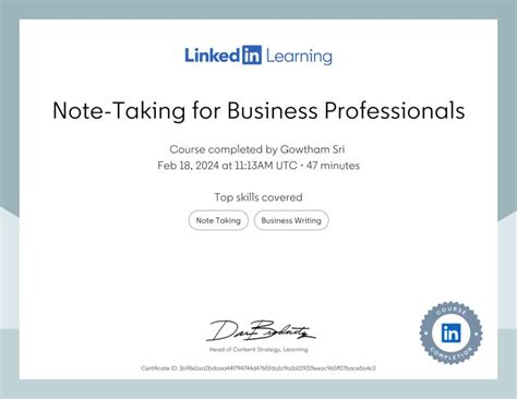 Gowtham Sri On Linkedin Certificate Of Completion
