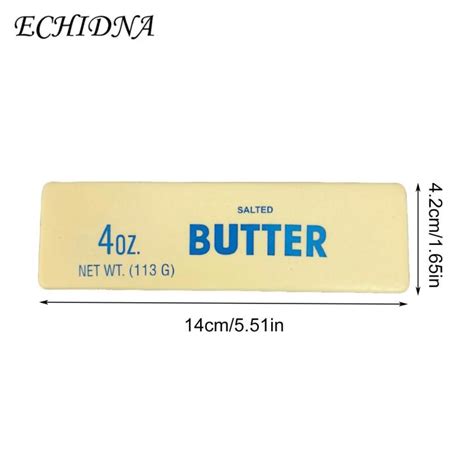 Butter Stick Fidget Toy Realistic Butter Stick Stress Relief Toy Soft