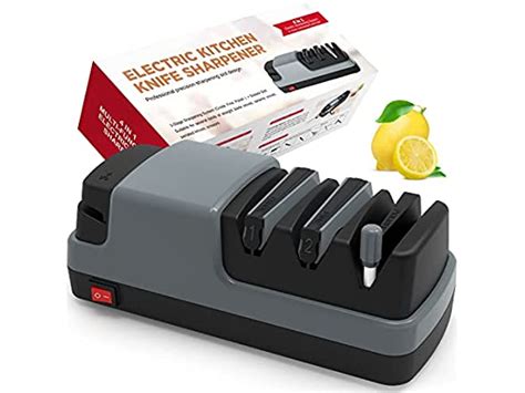 Yoorleay 4 In 1 Electric Knife Sharpener