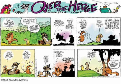 Over The Hedge Original Comic Strip Fan Club Fansite With Photos