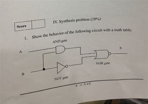 solved show the behavior of the following circuit with a