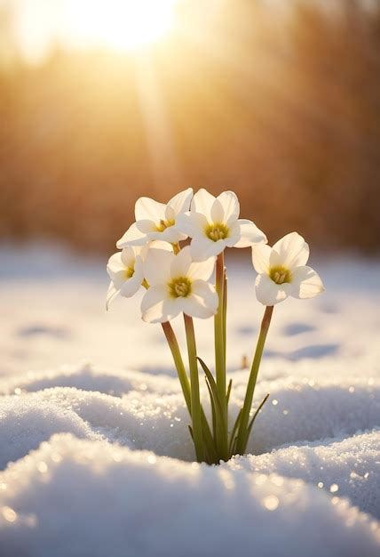 Springs First Bloom Ai Generated Image