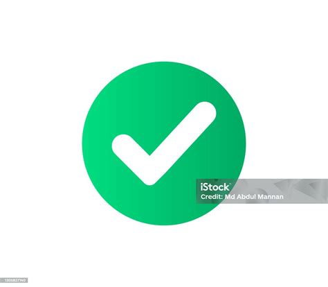 Onay Işareti Simgesi Tik Işareti Simgesi Stok Vektör Sanatı And Simge‘nin Daha Fazla Görseli