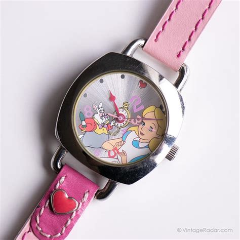 Vintage Alice In Wonderland Disney Watch Disney Ladies Wristwatch