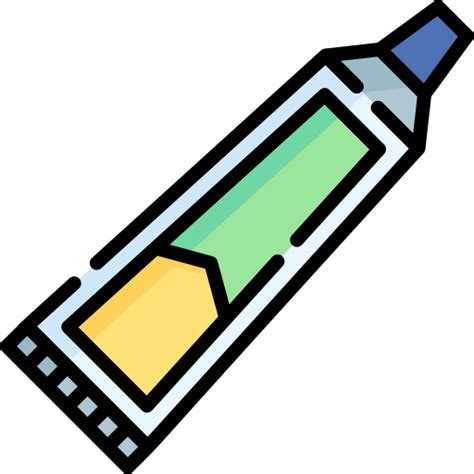 Toothpaste Special Lineal Color Icon Toothpaste Special Lineal Color Icon