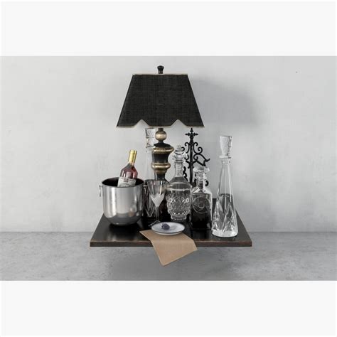 Elegant Tabletop Decor Collection 3d Model Download Decoration On