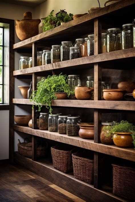 Farmhouse Rustic Pantry Shelves Artofit