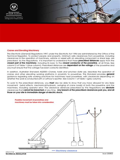 Working Safely Near Powerlines Pdf Electric Power Transmission