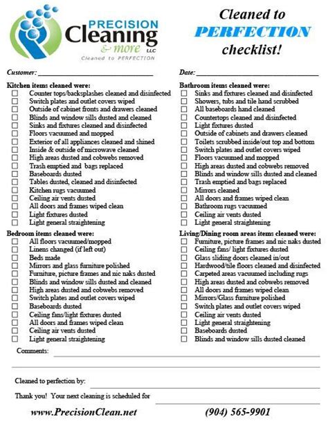 Post Construction Cleaning Checklist Seniorhost