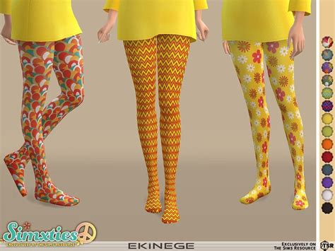 The Sims Resource Simxties Opaque Tights Sims 60s Cc Ts4 60s Cc
