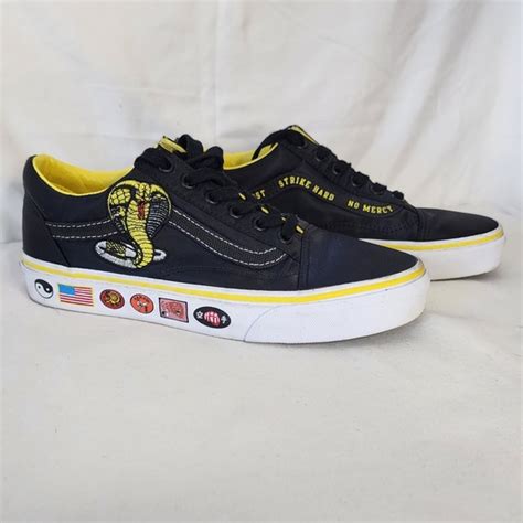 Vans Shoes Vans Cobra Kai Old Skool Sneakers Strike First Hard No
