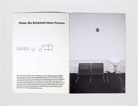 1988 Vitsœ Catalog Fonts In Use