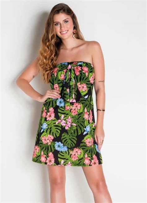 Como Usar Vestidos Tomara Que Caia Curtos