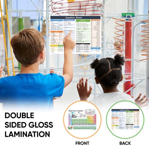 Zastic Laminated 85x11 Periodic Table Of Elements Chart