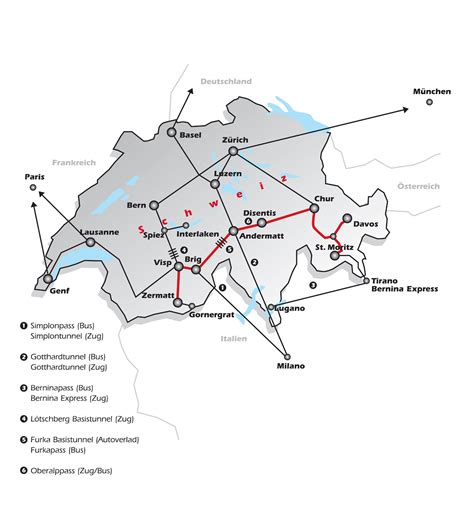 Grand Train Tour Of Switzerland Itinerary Info And Map Artofit