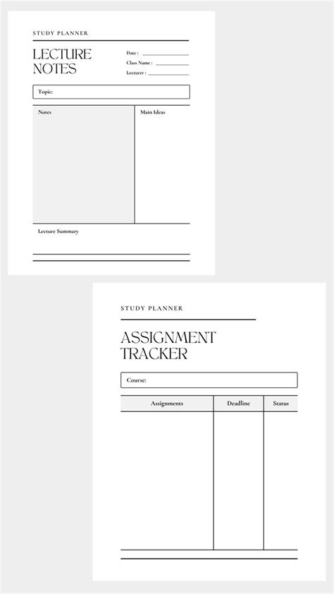 Study Planner Student Exam Prep Pack