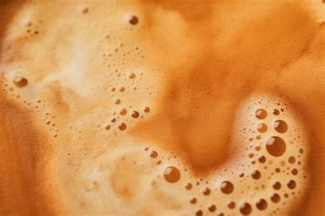 Premium Ai Image Coffee Foam Texture