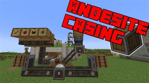 Minecraft Create 0 5 Andesite Casing Maker Youtube