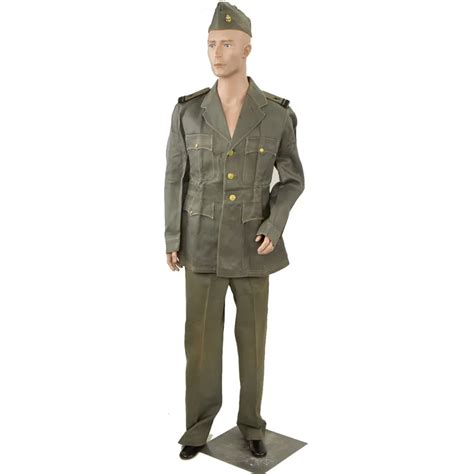 Original Us Wwii Named Navy Chaplain Officer Grey Uniform Set Coat