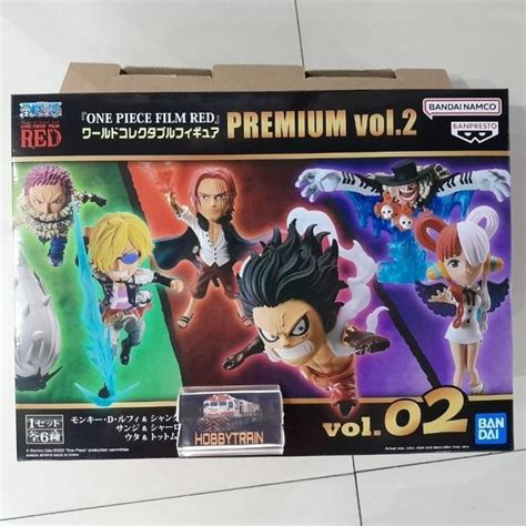 Jual Wcf One Piece Film Red Premium Vol 2 Set Figure Shopee Indonesia