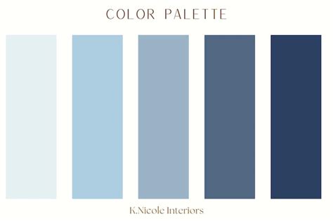 So Blue Color Palette Instant Download Etsy