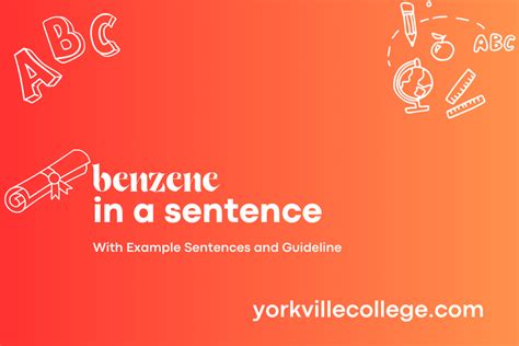 How To Use Benzene In A Sentence Easy Examples