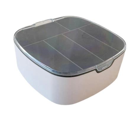 6 Grids Cable Storage Box With Lid Moisture Proof Classification Large