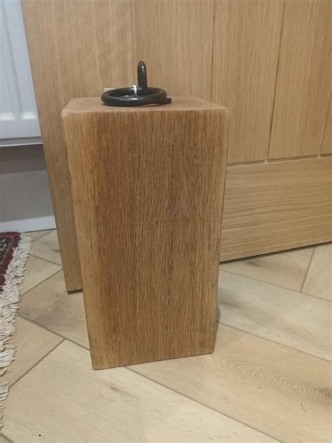 Character Oak Door Stop