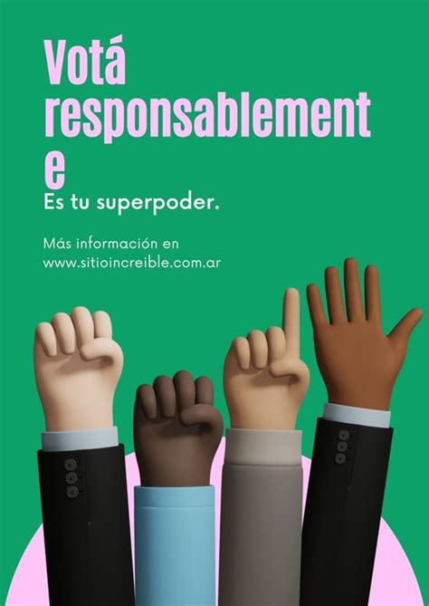 Plantillas De Carteles De Elecciones Canva