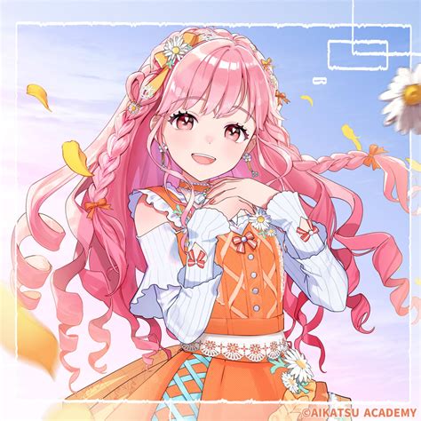 Yumesaki Nana Himeno Mieru Aikatsu Series Aikatsu Academy Official Art 1girl D Blue