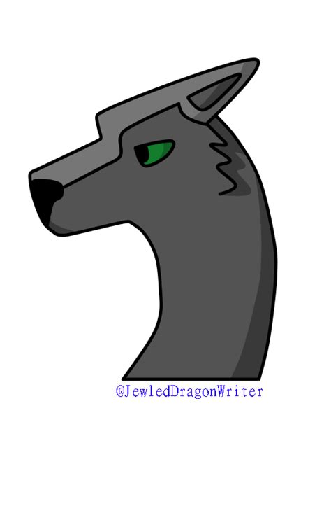 Wolf Headshot By Jeweleddragonwriter On Deviantart