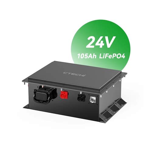 24v 105ah Lifepo4 Battery For Aerial Work Platform Battery Ctechi