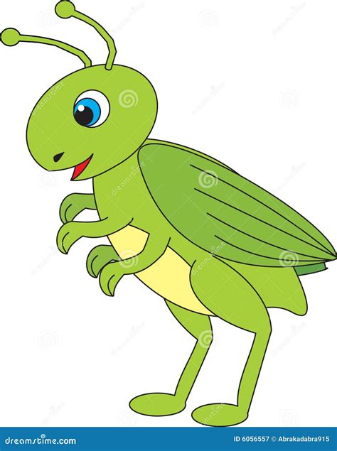 Grasshopper Stock Illustration Illustration Of Color 6056557