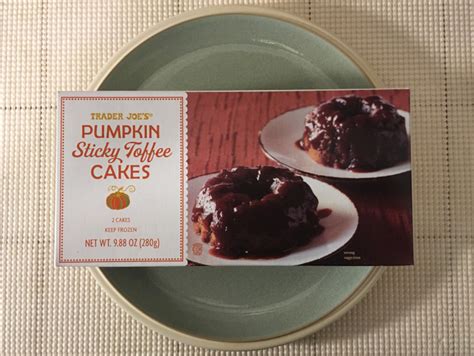 Trader Joes Pumpkin Sticky Toffee Cakes Review Freezer Meal Frenzy